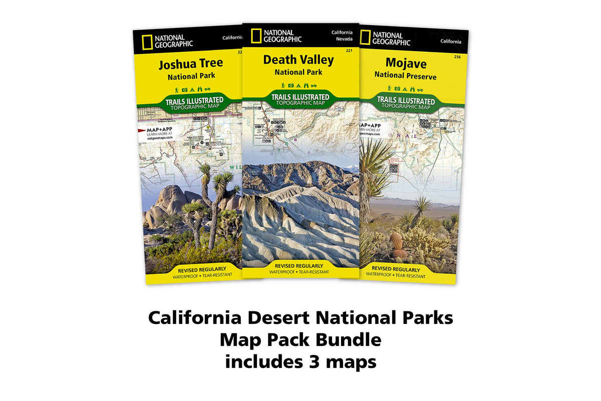 California Desert National Parks [Map Pack Bundle] – US Park Pass